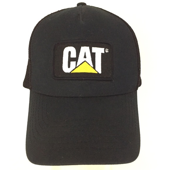 Caterpillar | Accessories | Cat Caterpillar Patch Hat Logo Backhoe ...